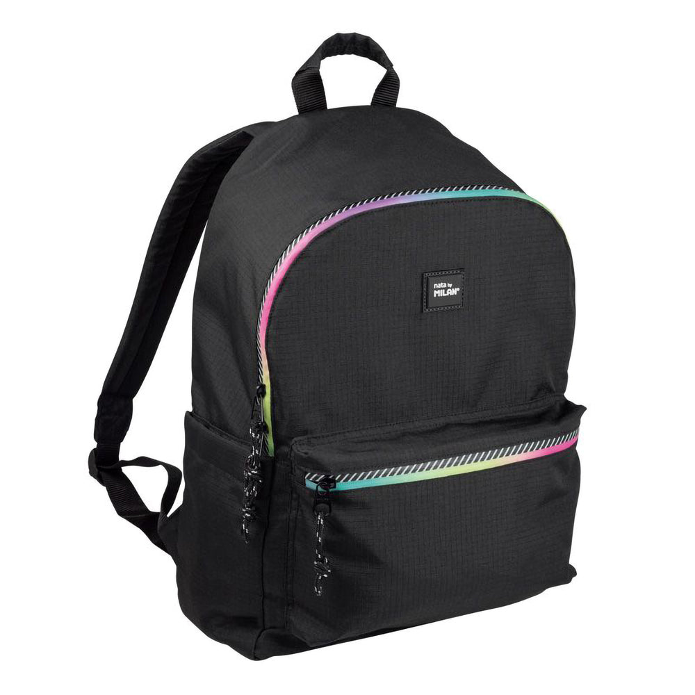 MILAN Large Backpack Sunset Black Multicolor – Guetita